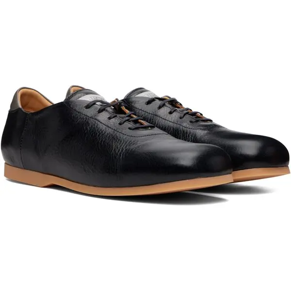 Our Legacy Leather Sneakers In Deep Sea Blue - 21% Off | Editorialist